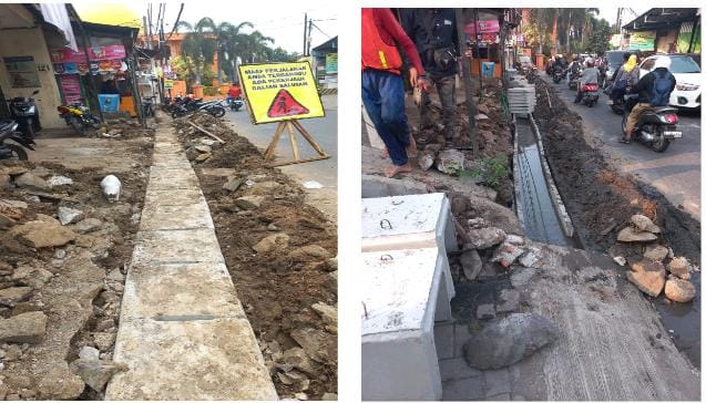 Proyek Pemasangan U-Ditch Jalan Raya Pengasinan Harus Dibongkar - Ribak News