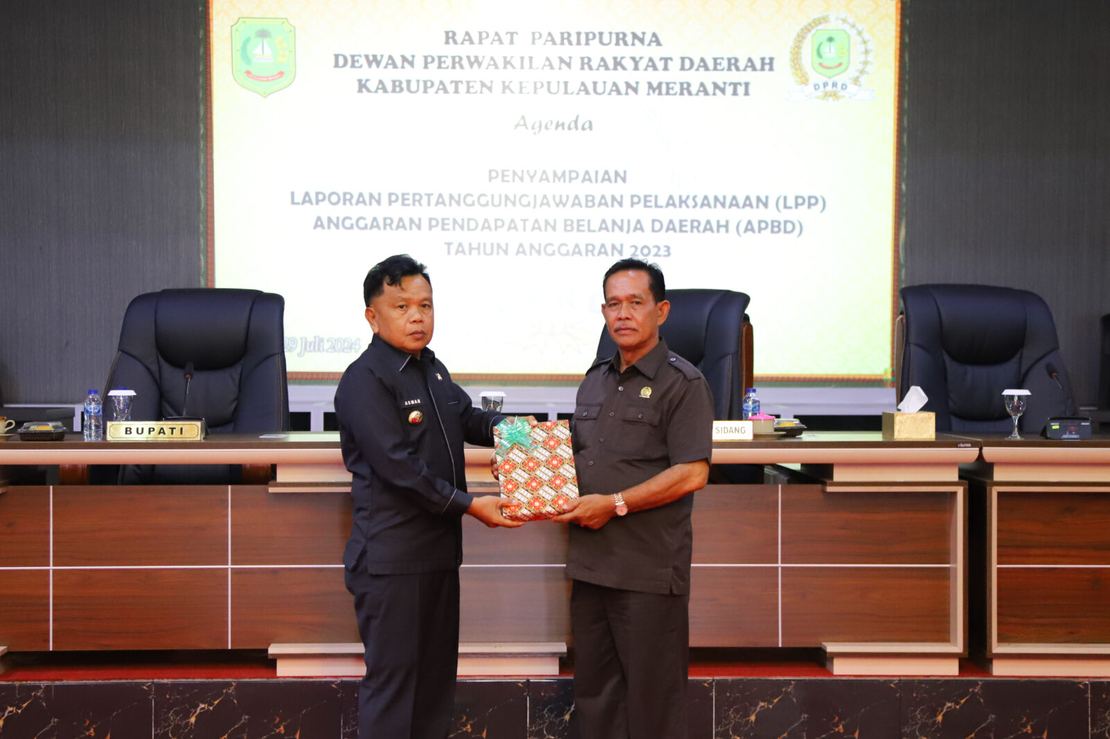 DPRD Meranti Gelar Rapat Paripurna Laporan Pertanggungjawaban Kepala Daerah Terkait Pelaksanaan ...